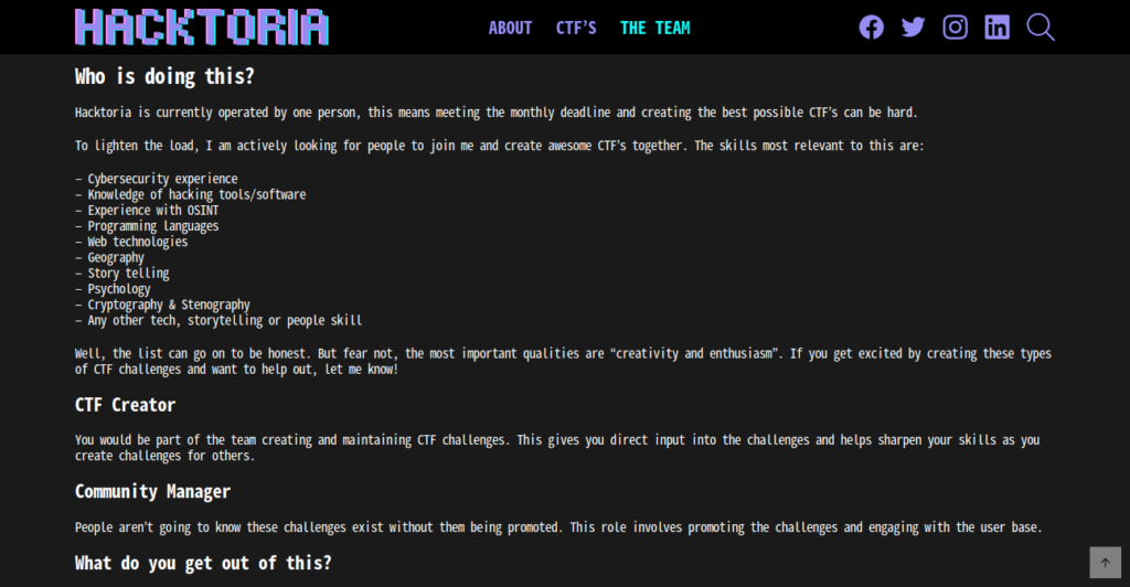 【CTF大会】OSINTの練習ができる【Hacktoria】とは？