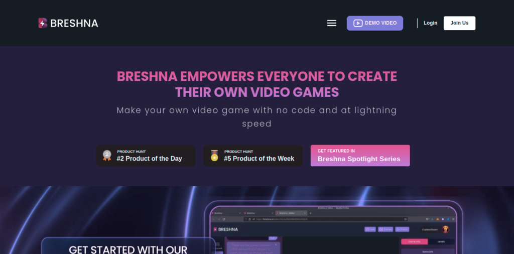 【ゲーム制作】ノーコード開発ツール【Breshna】とは？