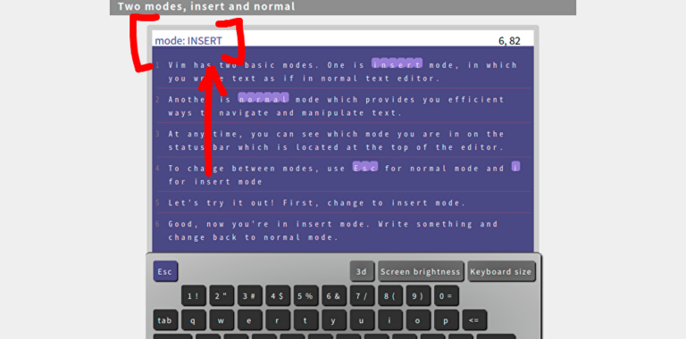 【無料】ブラウザで動く、vim学習サイト【Interactive Vim tutorial】とは? 【無料】ブラウザで動く、vim学習サイト【Interactive Vim tutorial】とは?