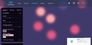 【CSS】アニメーション背景を生成できるサイトとは？