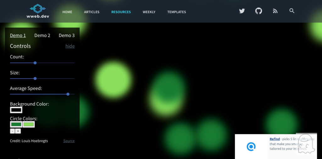 【CSS】アニメーション背景を生成できるサイトとは？