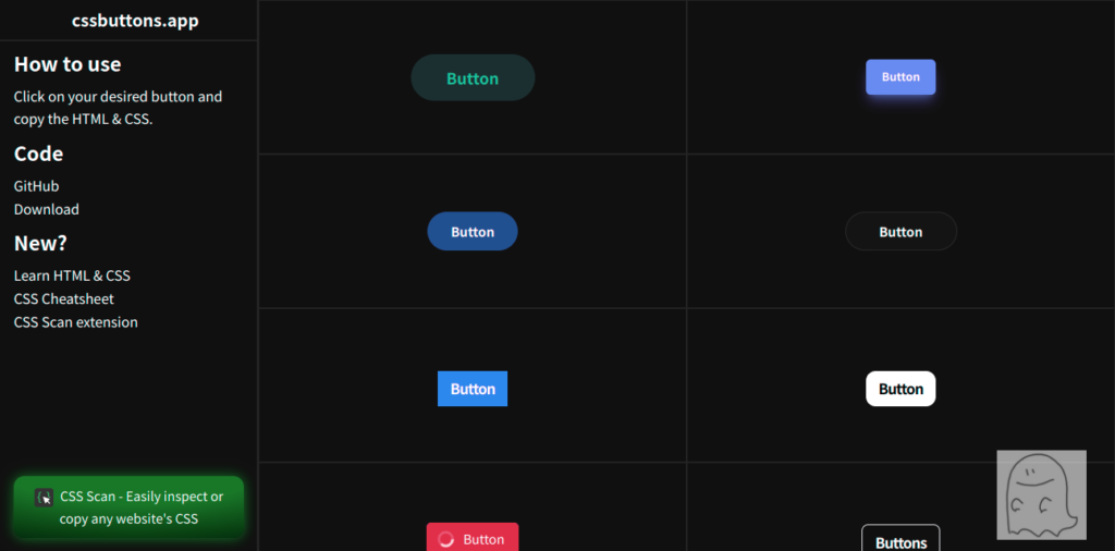 コピペで作れるCSSボタン『CSS Buttons App』|Webデザイン