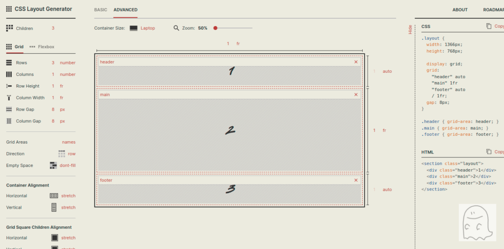 【Web】レイアウトを確認できるサイト【CSS Layout Generator】とは？